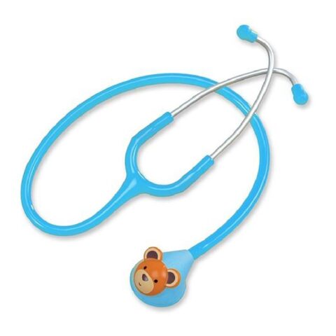 Spirit CK-F606PF Fun Animal Pediatric Stethoscope - Light Blue ...